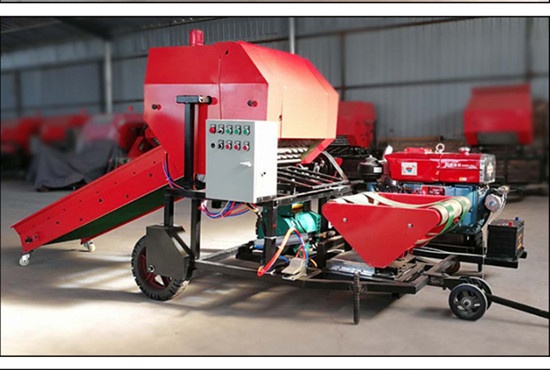 Diesel Type Silage Baler Wrapper Machine