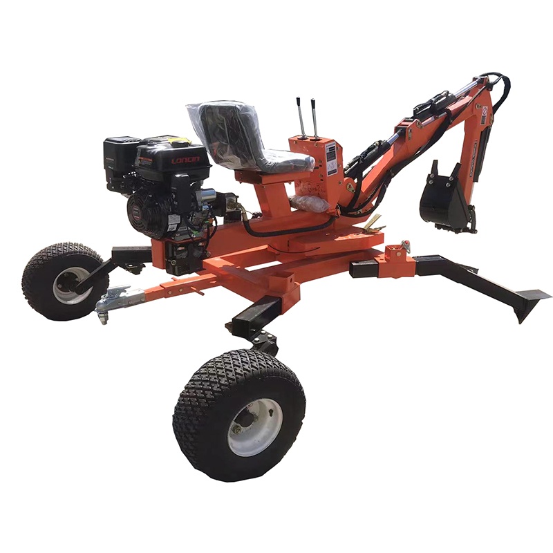 360 Degree Rotation ATV Backhoe